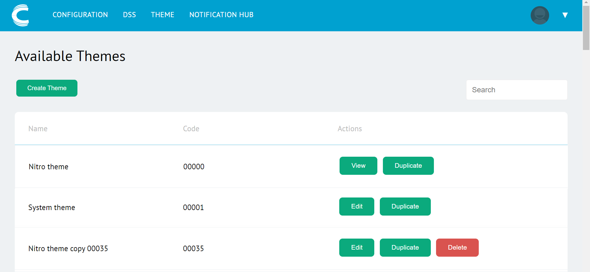 Themes: General information
