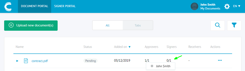 How do I view my uploaded documents?